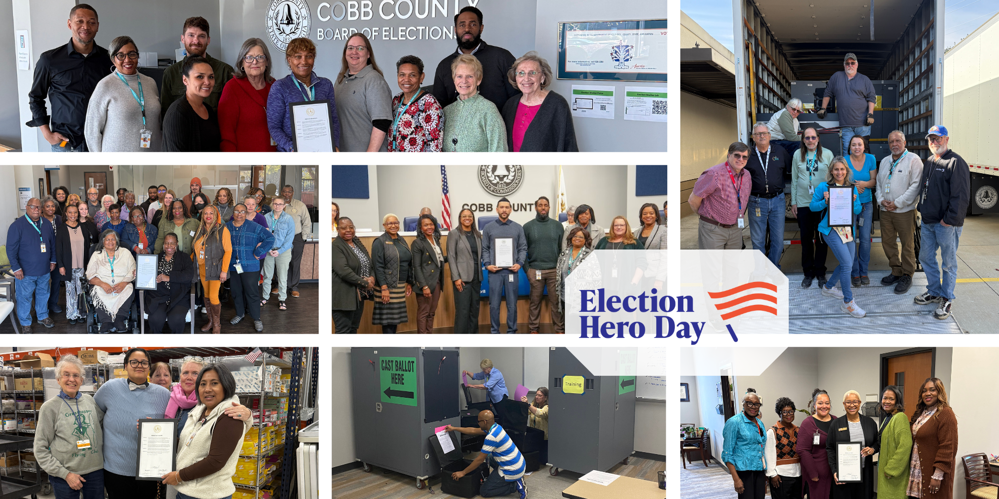 Celebrating Our Election Heroes | Cobb County Georgia
